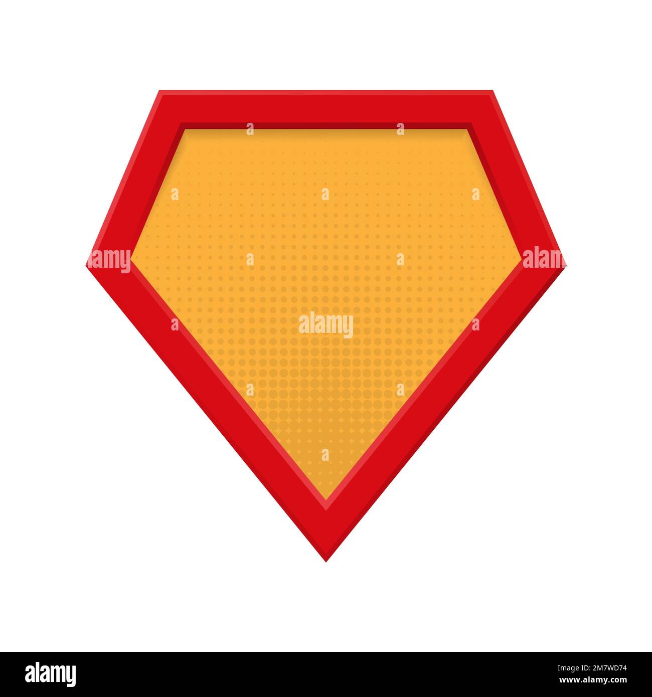 Superhero Logo Blank