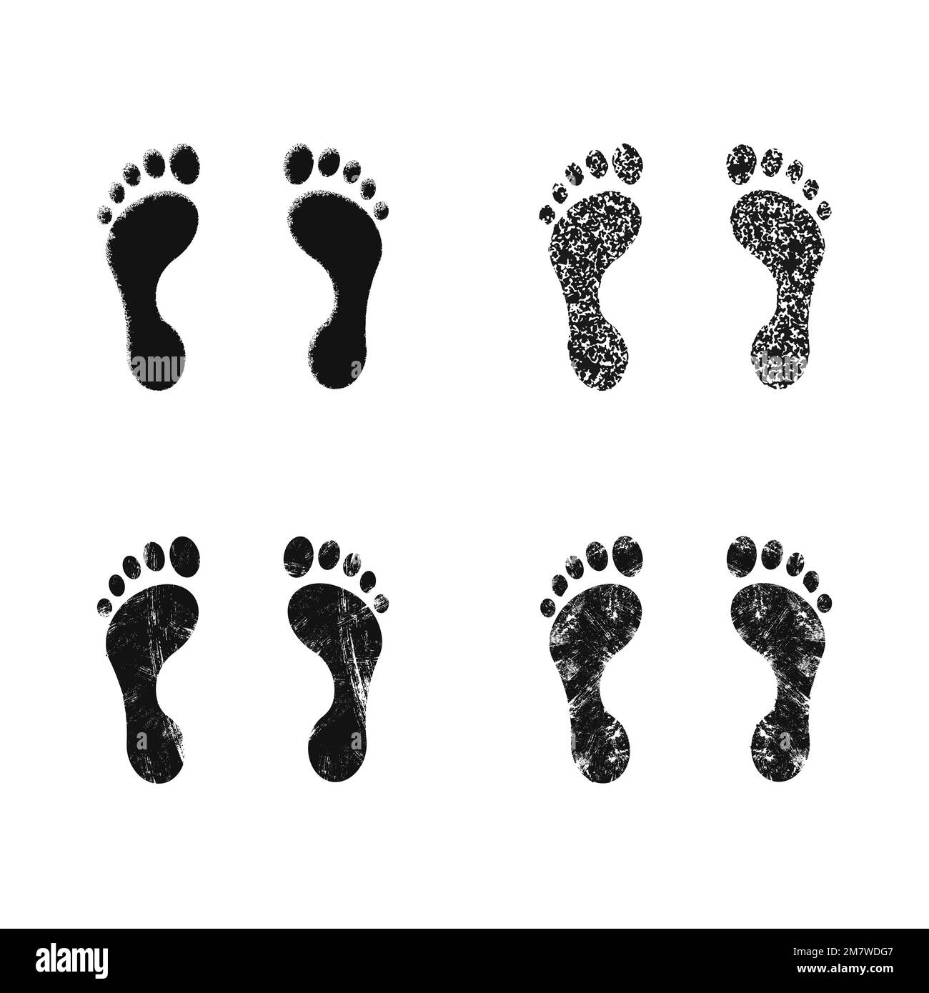 Bloody foot print Black and White Stock Photos & Images - Alamy