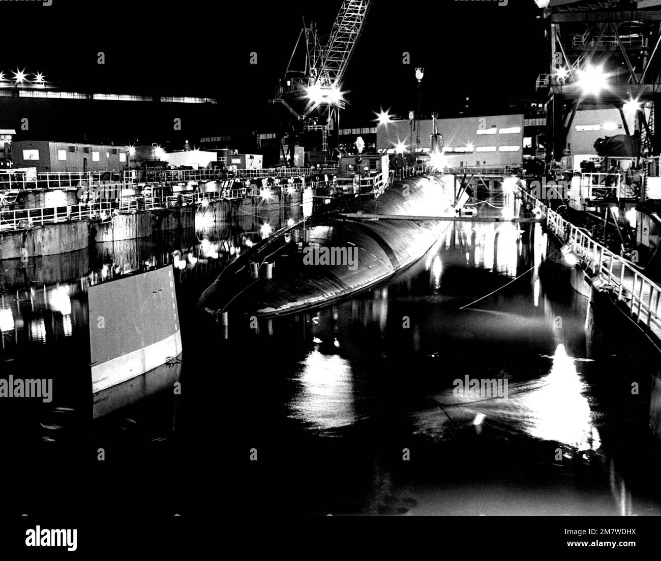Starboard aft view of the Ohio class nuclear-powered strategic ...