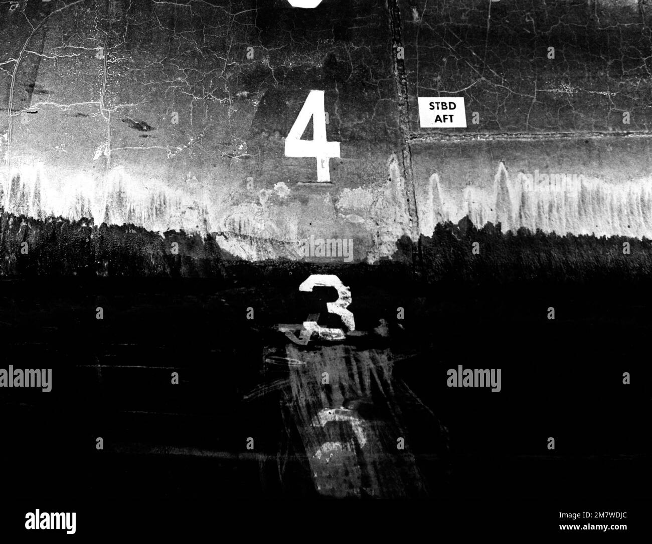 Starboard aft view of the hull of the Ohio class nuclear-powered ...