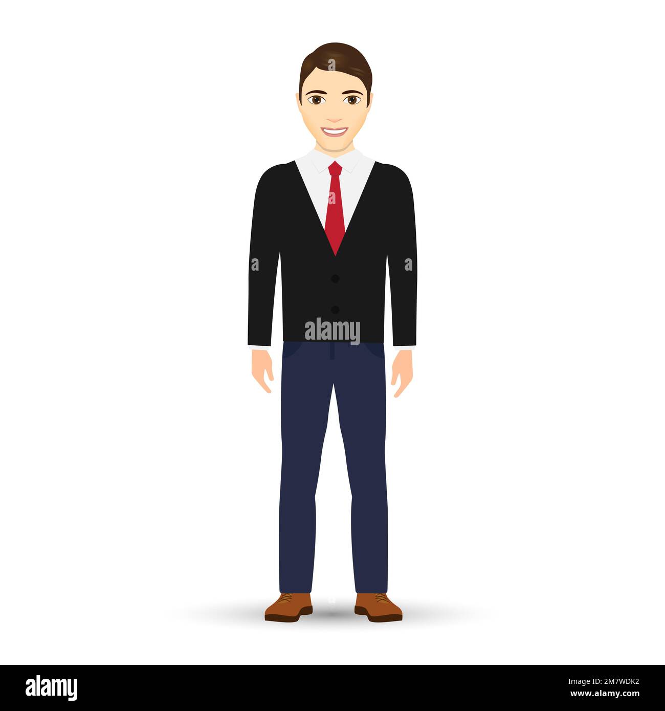 men isolated on white background. Vector illustration Stock Vector ...