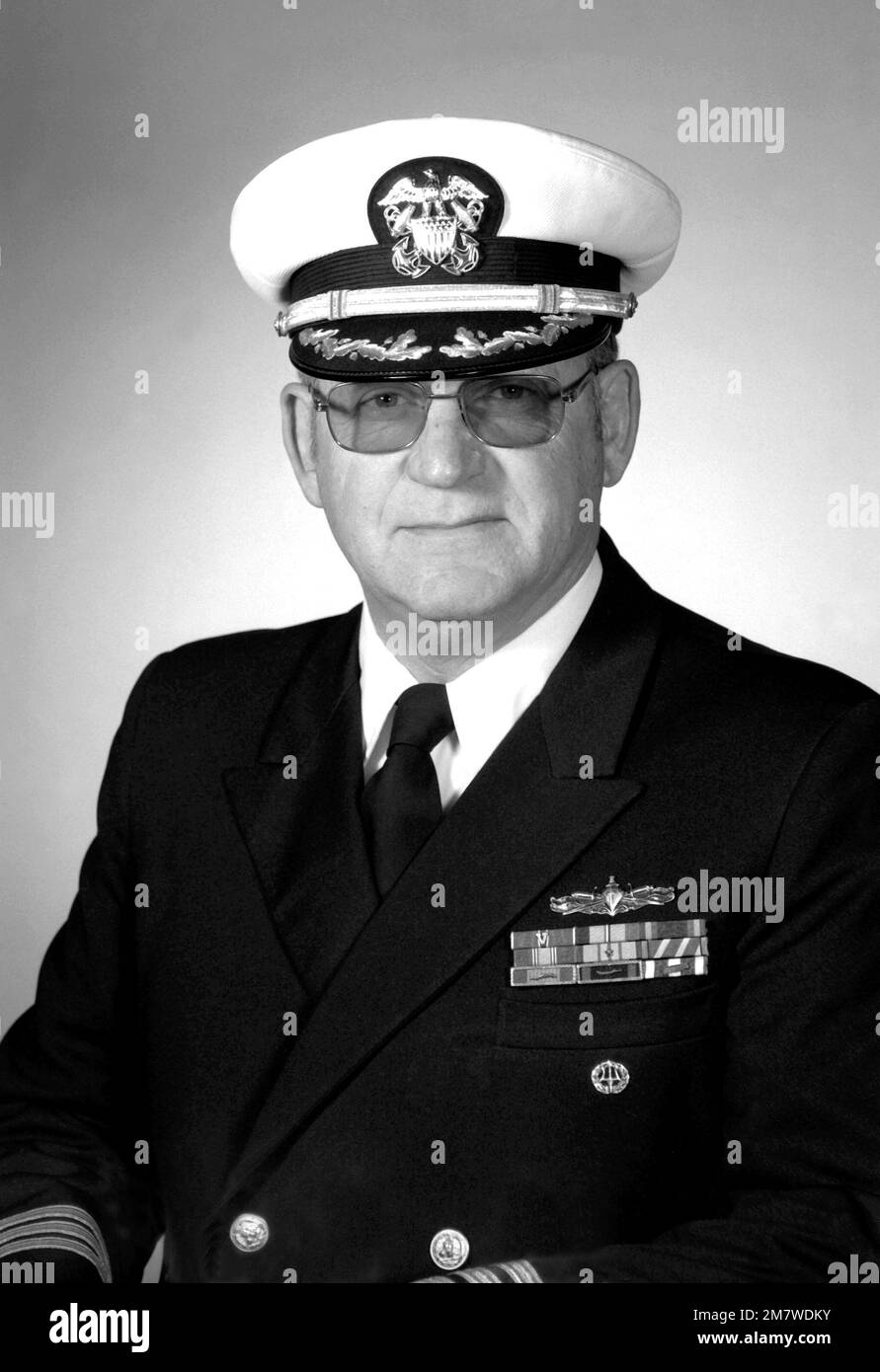 CDR John I. Allman III, USN (covered). Country: Unknown Stock Photo - Alamy