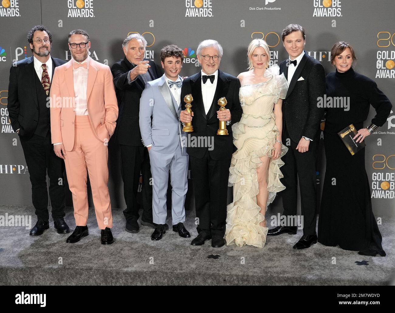 Los Angeles, CA, USA, January 10, 2023, Tony Kushner, Seth Rogen, Judd ...