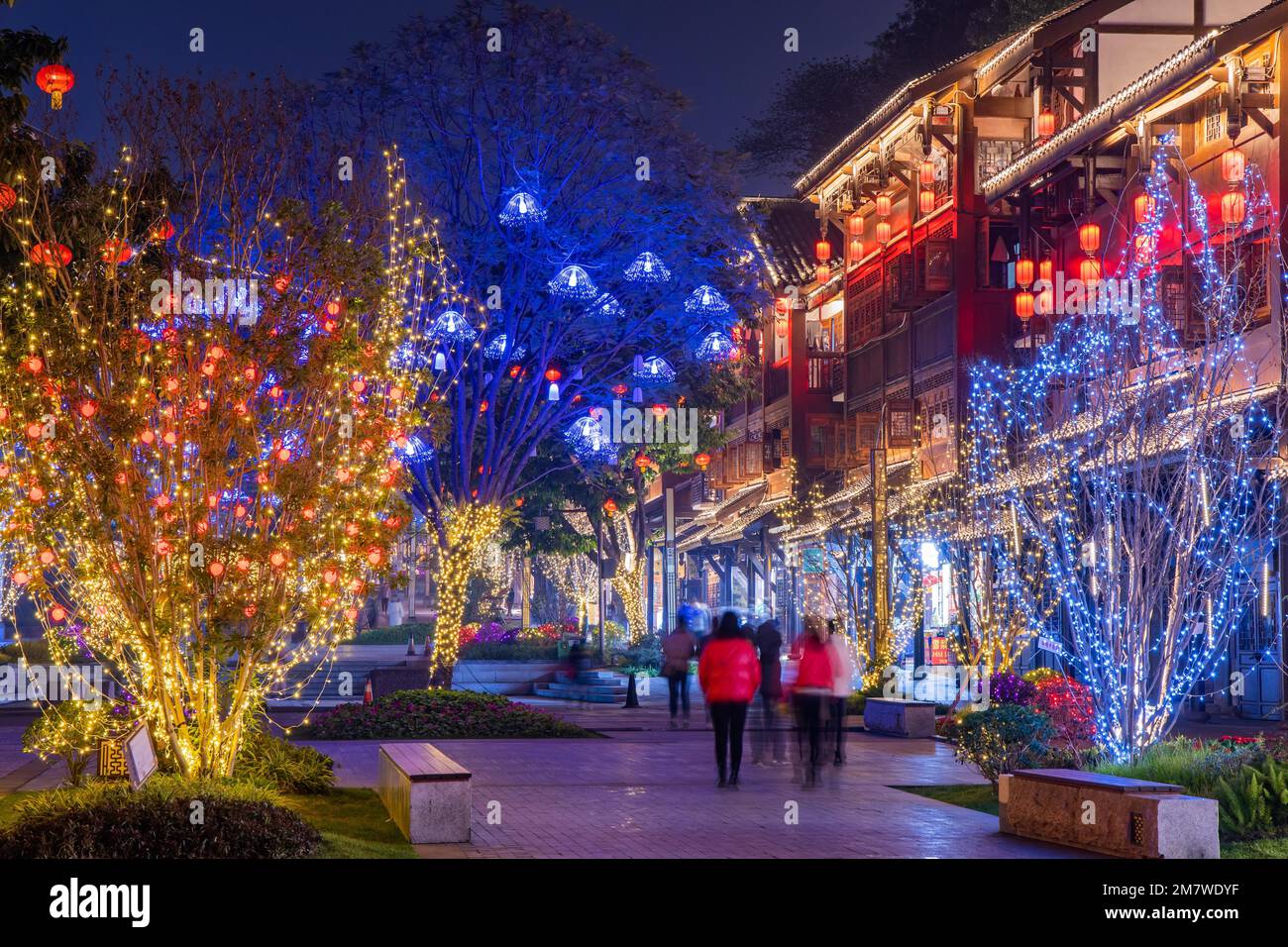 Shapingba District, Chongqing, China, 9 January, 2023. Spring Festival ...