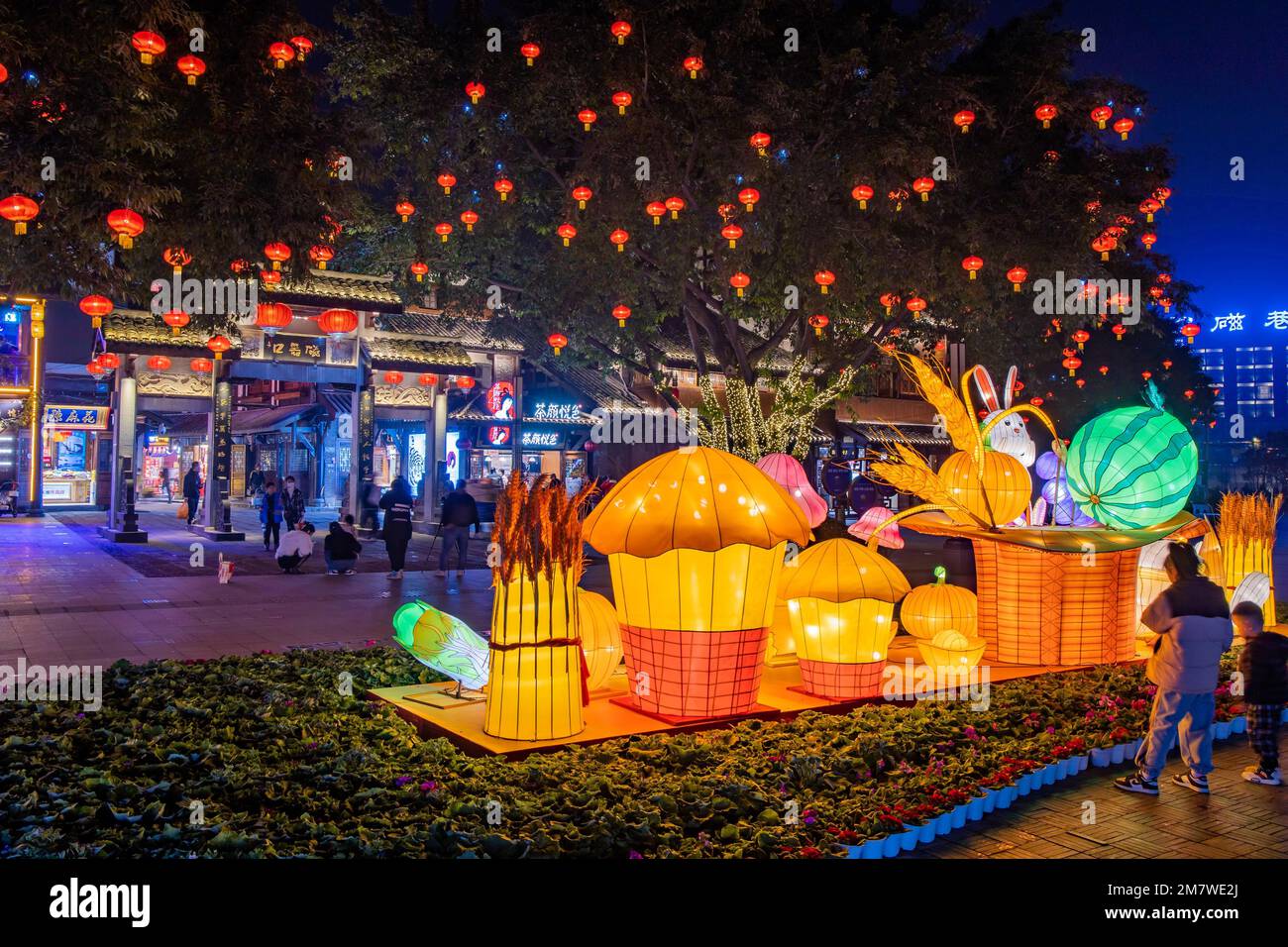 Shapingba District, Chongqing, China, 9 January, 2023. Spring Festival ...