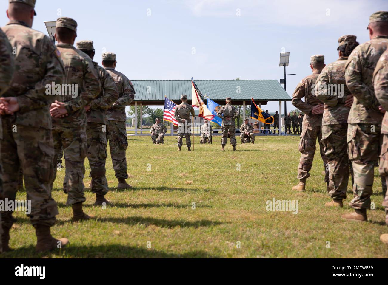 Oklahoma Army National Guard Lt. Col. Tonia Toben relinquishes her ...
