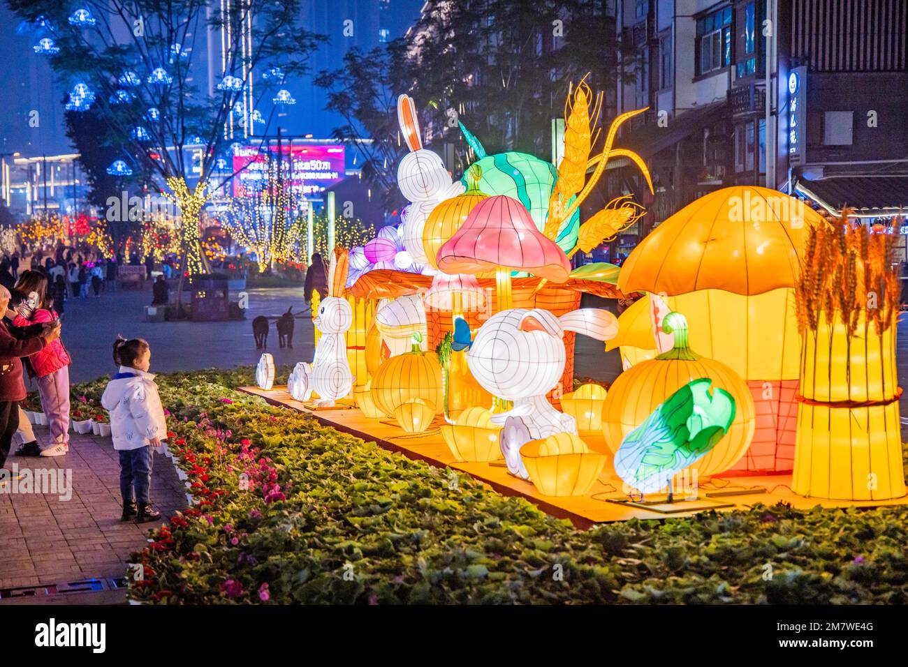 Shapingba District, Chongqing, China, 9 January, 2023. Spring Festival ...