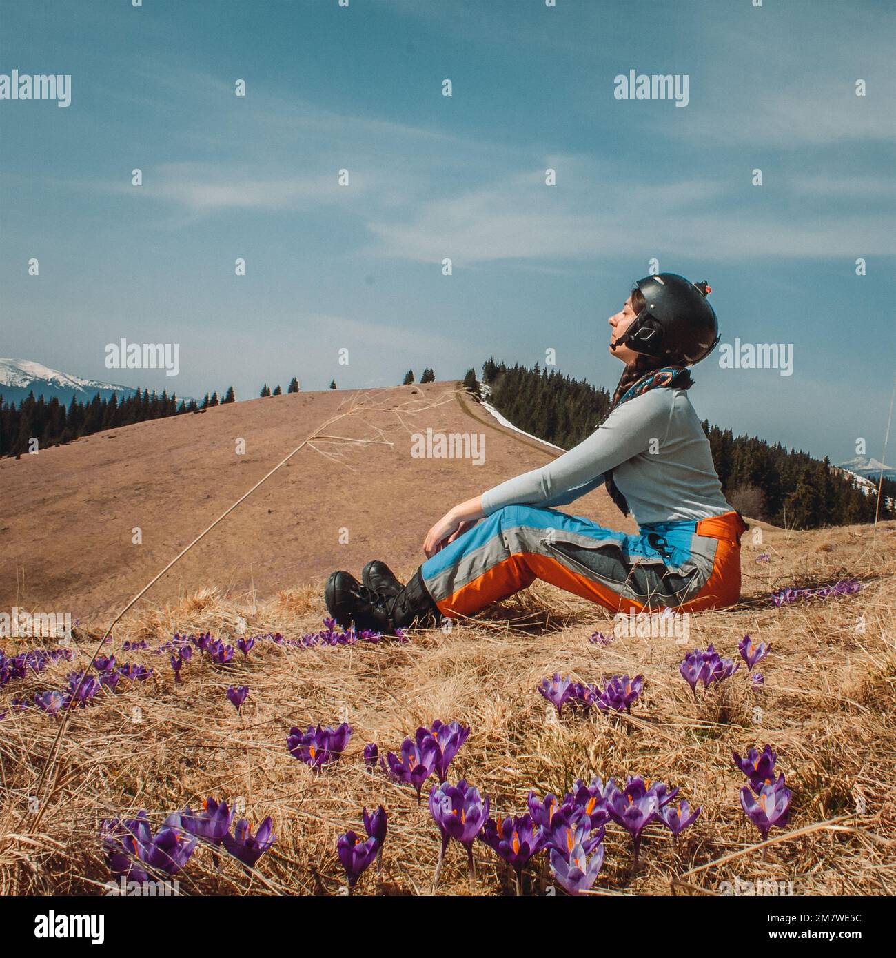Hiking hobby scenic photography Stock Photo - Alamy