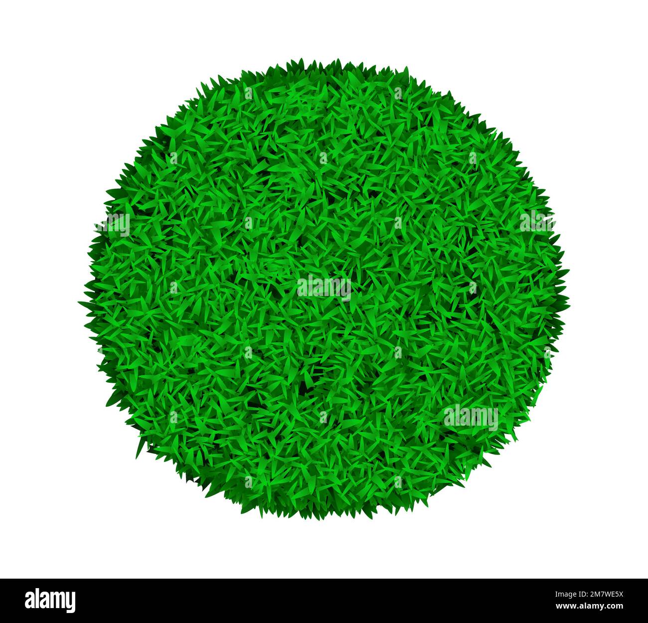 Green round astroturf rug with grass texture Stock Vector Image & Art ...
