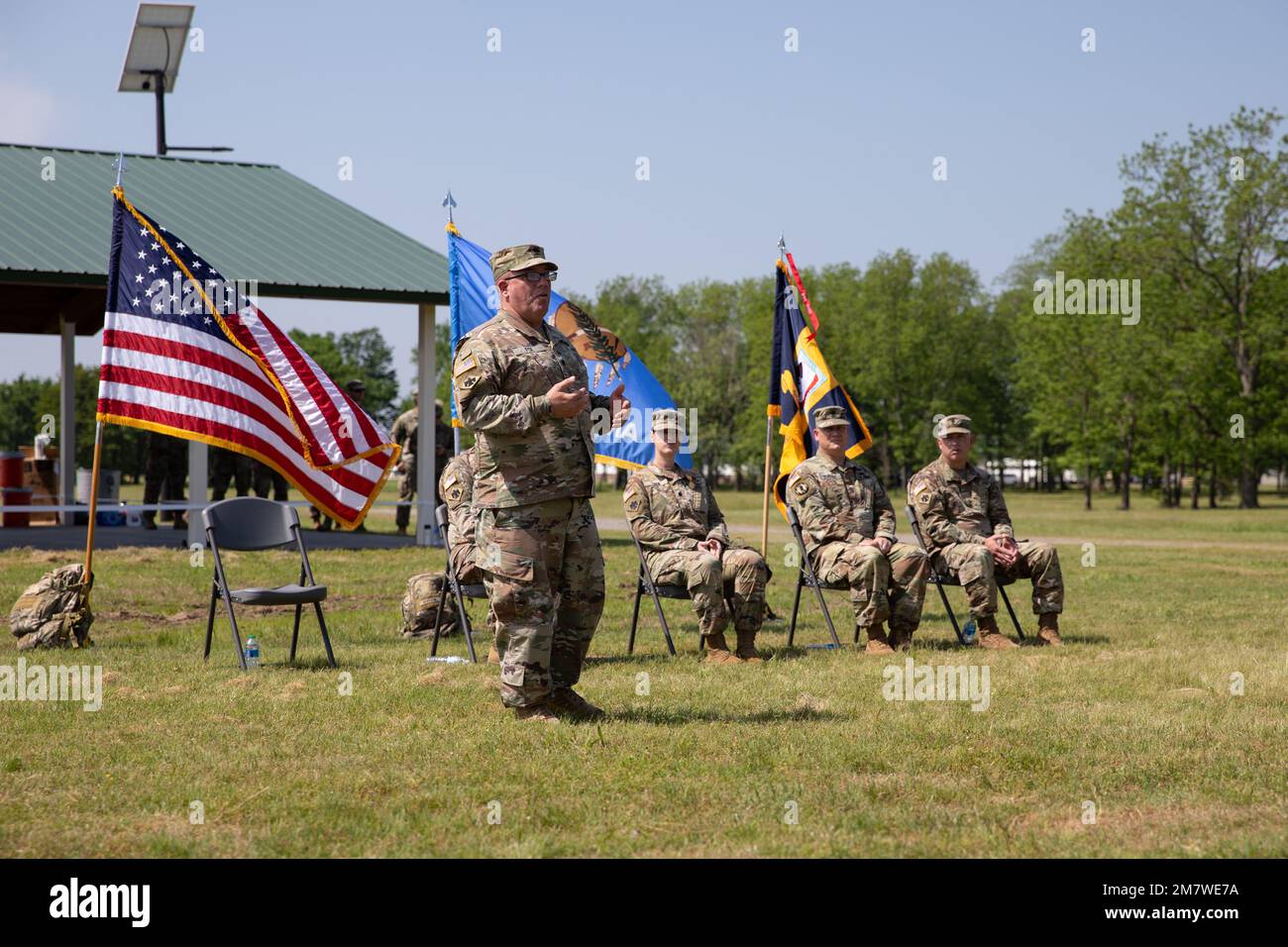 Oklahoma Army National Guard Lt. Col. Darrin Fox, incoming commander of ...