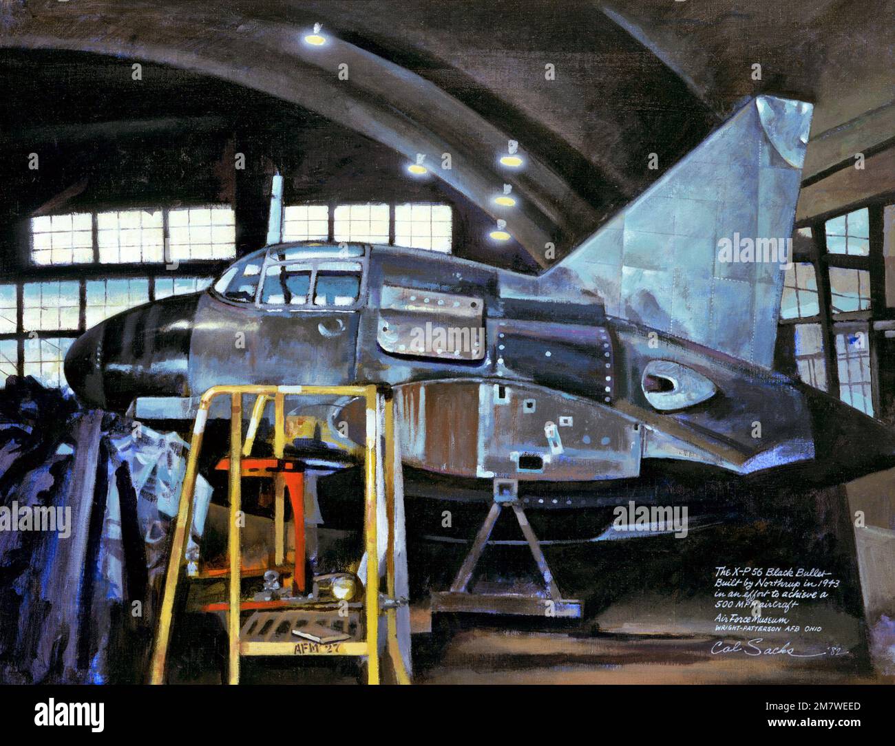 Artwork: "XP-56 Black Bullet" Artist: Cal Sacks. Country: Unknown Stock ...