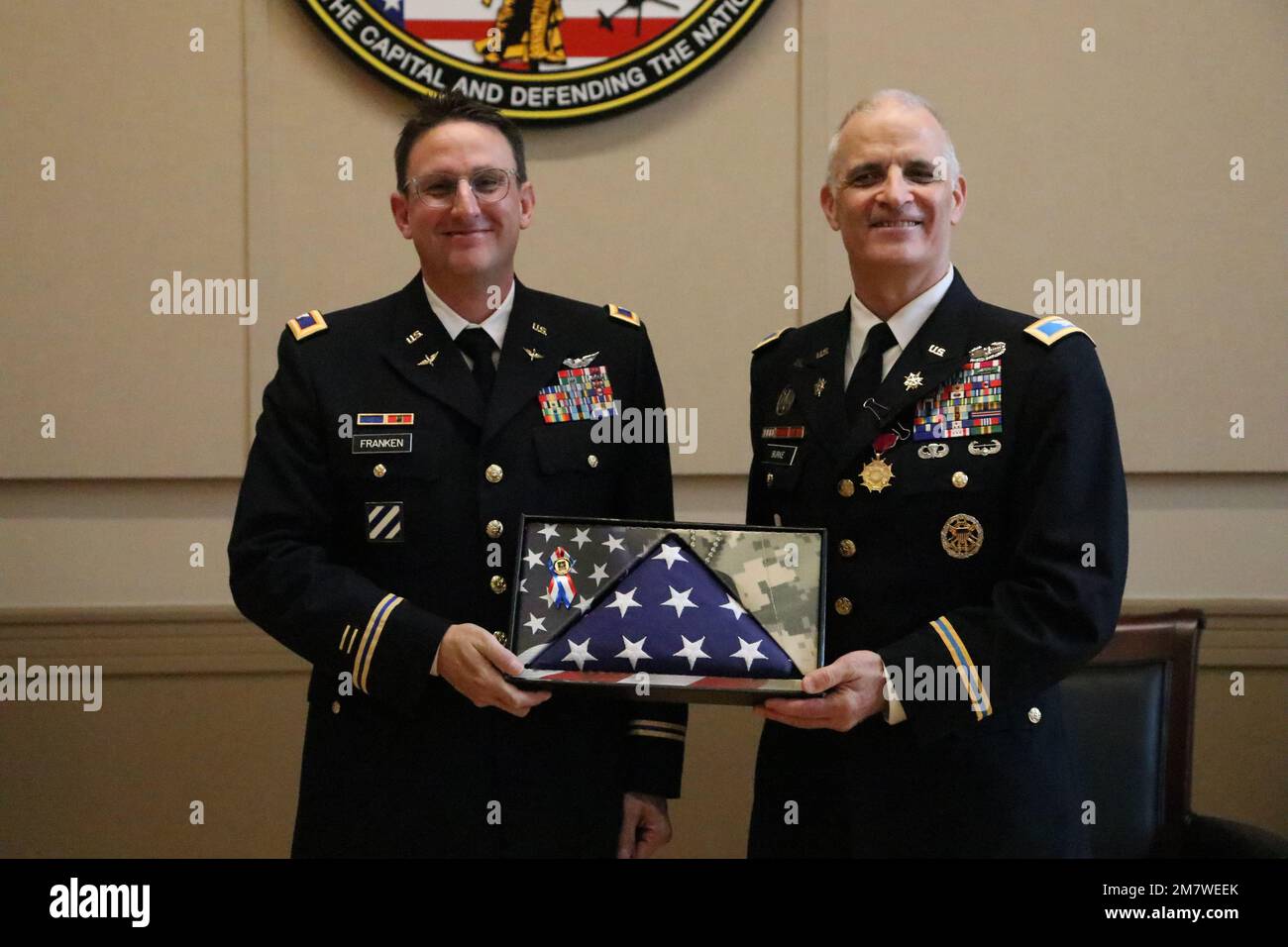 Col. Paul Franken (left)Commander of the Multi-Agency Augmentation ...