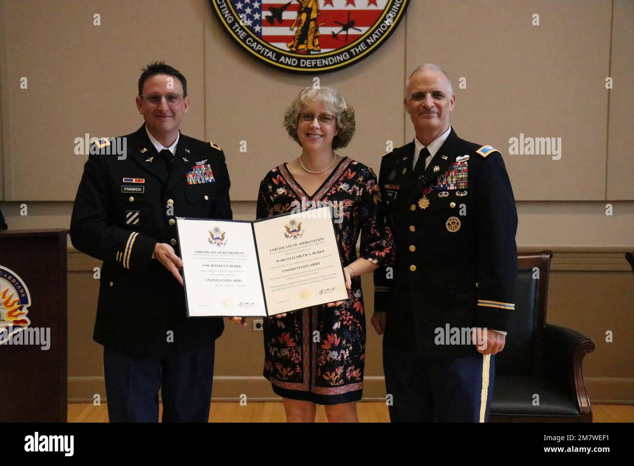 Col. Paul Franken (left)Commander of the Multi-Agency Augmentation ...