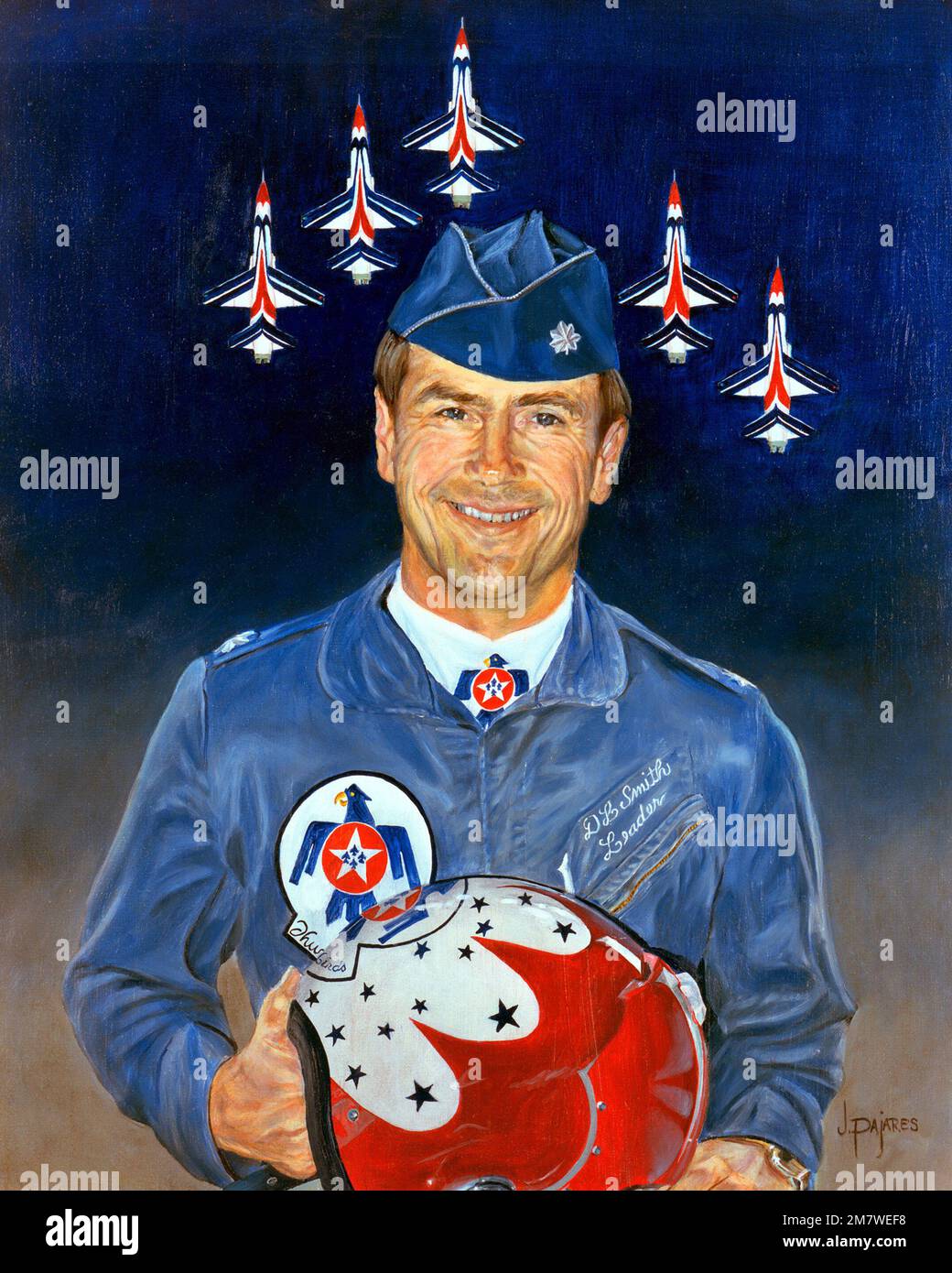 Artwork: "LTC D.B. Smith, Leader" Artist: Jean Pajares. Country ...
