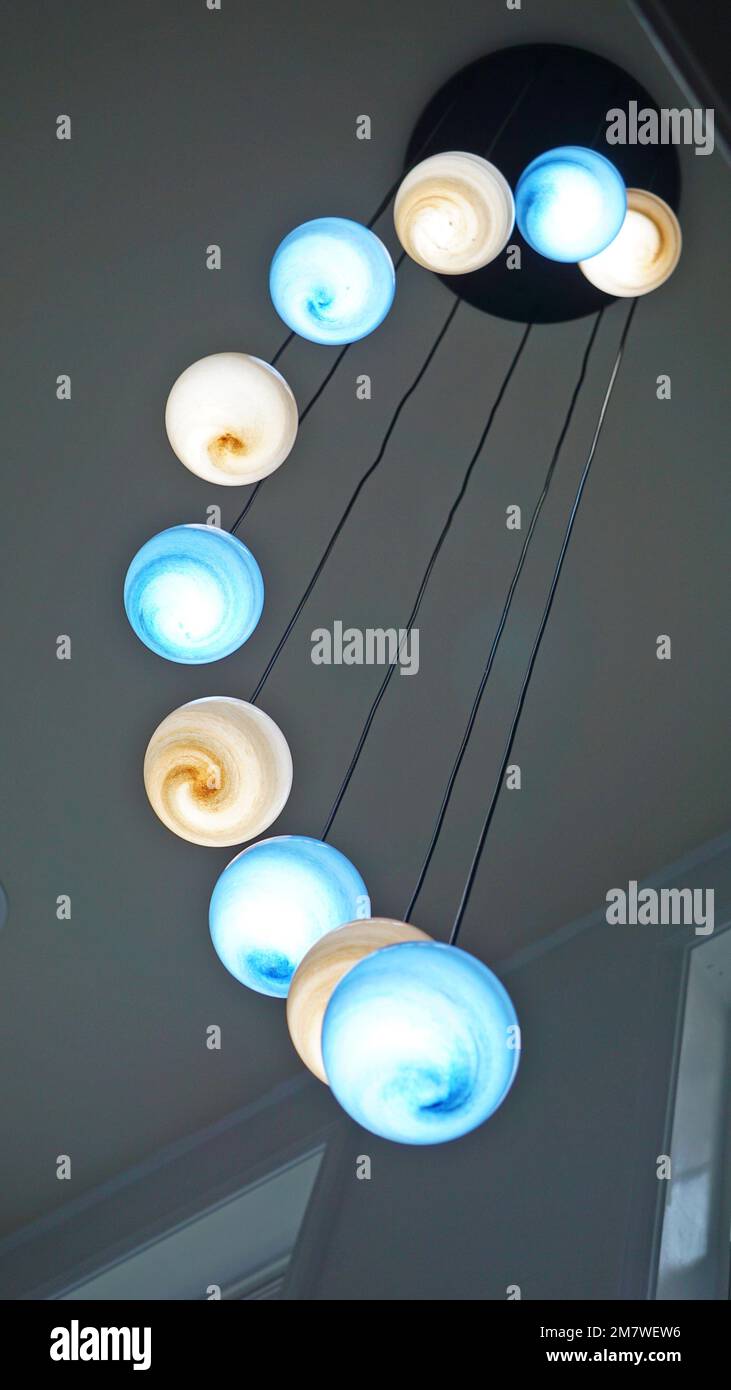 The modern Planet Pendant Lights give a fresh, attractive and creative ...