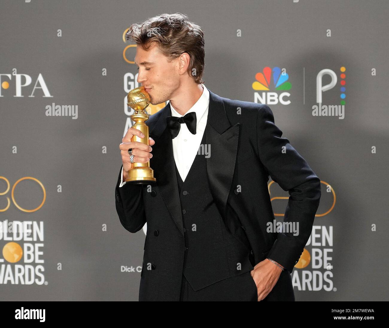 Los Angeles, CA, USA, January 10, 2023, Austin Butler, poses with the ...