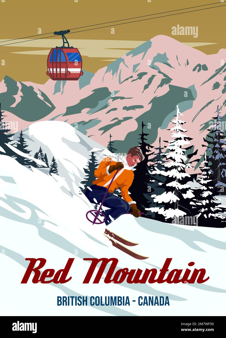 Red canadian granite Stock Vector Images - Alamy