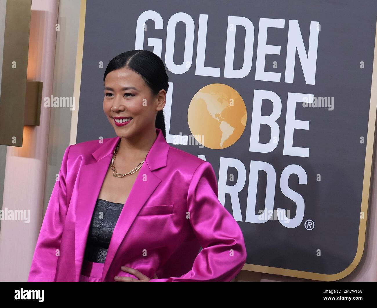 Los Angeles, USA, 10/01/2023, Domee Shi arrives at the 80th Annual ...
