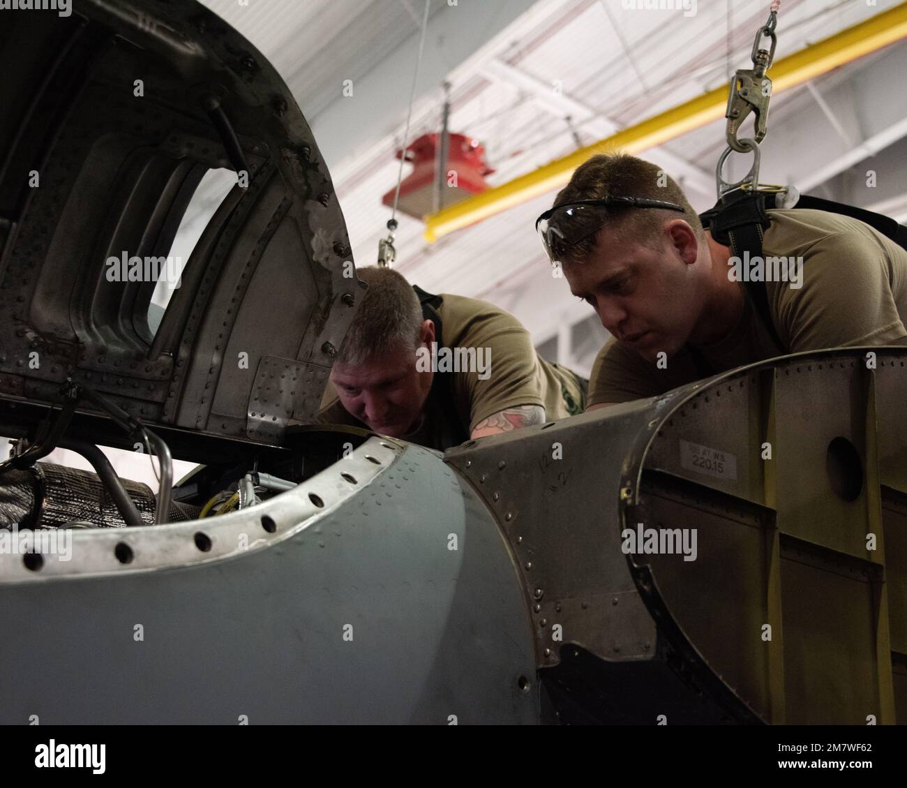 U.S. Air Force Tech. Sgt. Paul Stadelberger and Senior Airman Zac ...