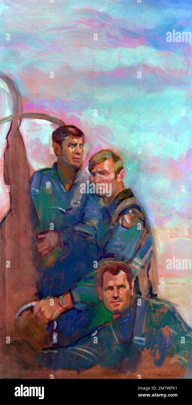 Artwork: "Rosy Future," Test Pilot Trainees, Edwards Air Force Base ...