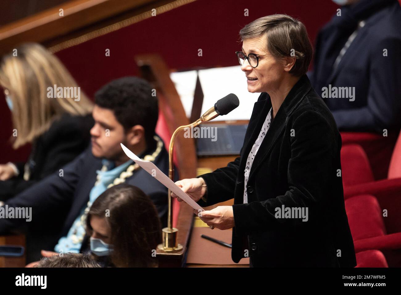 Deputy, Sophie Taille-Polian attends a session of Questions to the ...