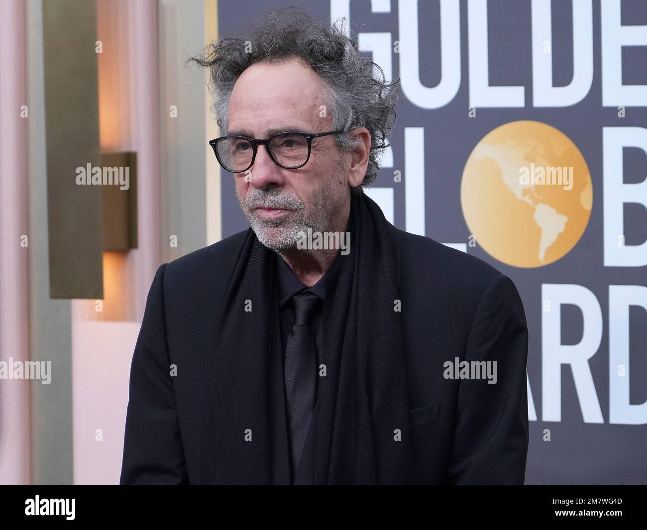 Los Angeles, USA. 10th Jan, 2023. Tim Burton arrives at the 80th Annual ...