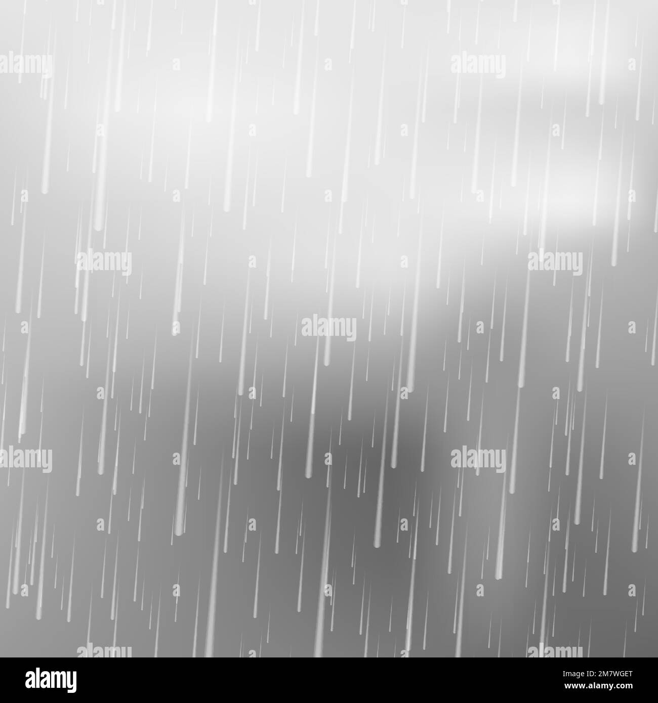 Realistic rain drops. Rain isolated. Vector illustration. Eps 10 Stock Vector Image & Art - Alamy