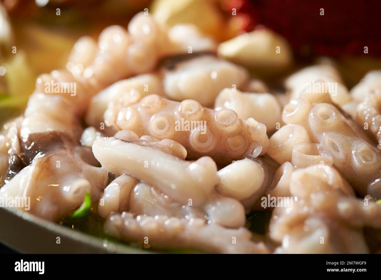 Spicy Octopus Hot Pot,Korean Food Stock Photo - Alamy