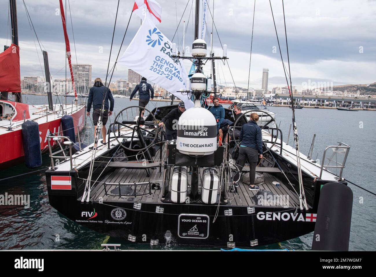 Volvo Ocean Race Alicante, Spain, 08-01-2023 Port of departure of The ...
