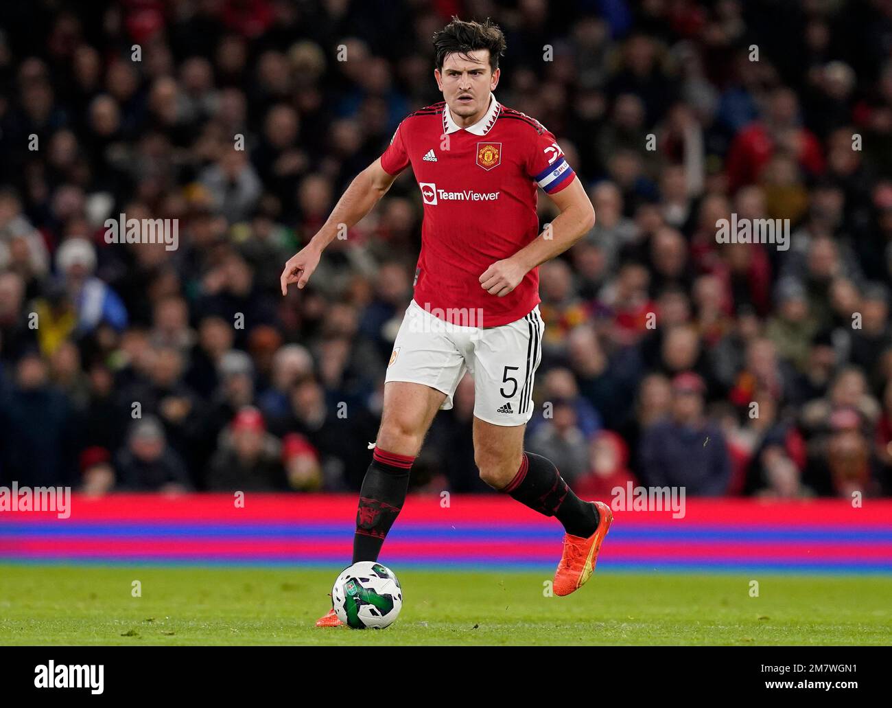 Manchester, England, 10th January 2023. Harry Maguire of Manchester ...