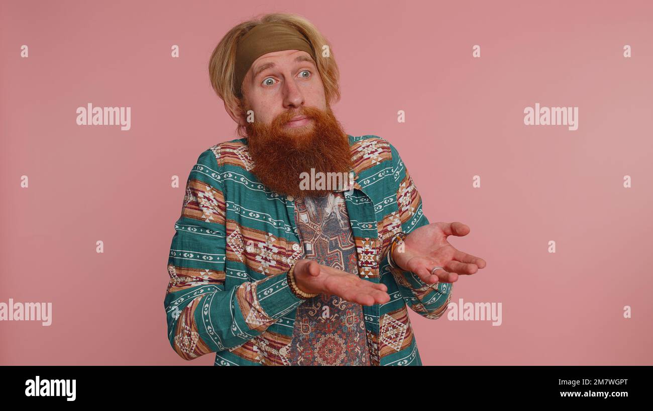 Man raising hands asking what why reason of failure demonstrating ...