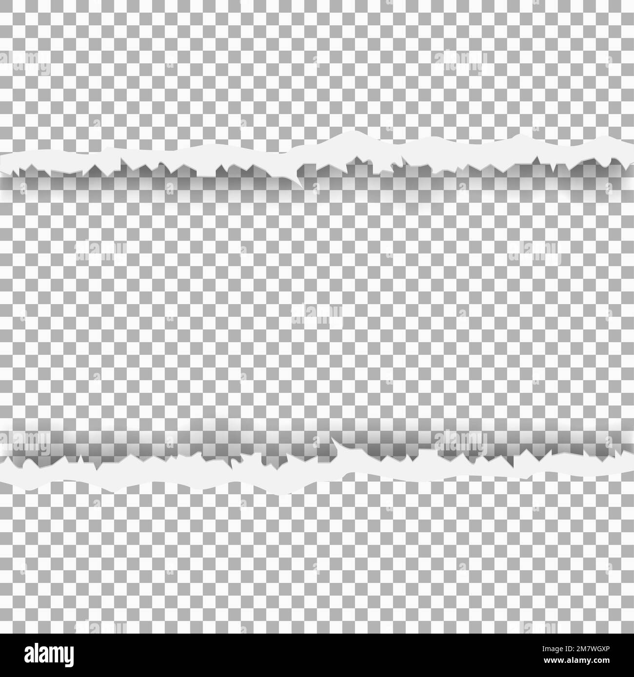 ripped paper with transparent background. Snatched window in sheet of ...