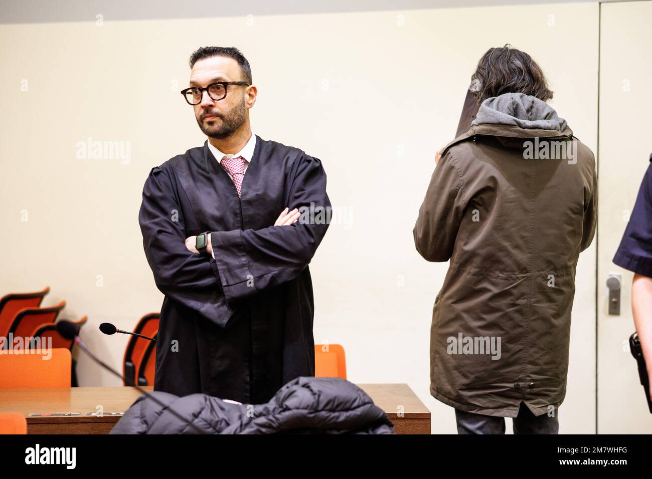 Munich, Germany. 11th Jan, 2023. A man accused of killing his ...