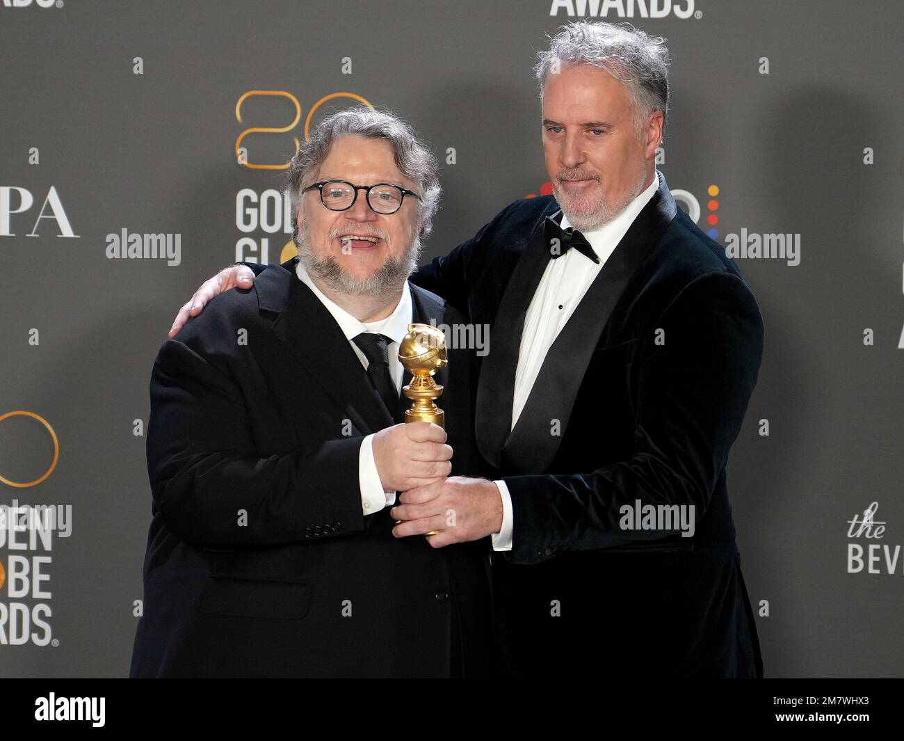 Los Angeles, CA, USA, January 10, 2023, Guillermo del Toro and Mark ...