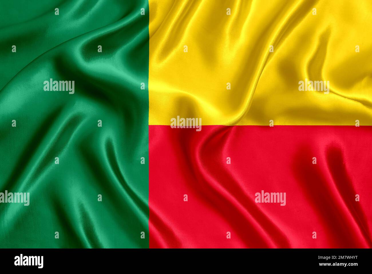 Flag of Benin Stock Photo - Alamy
