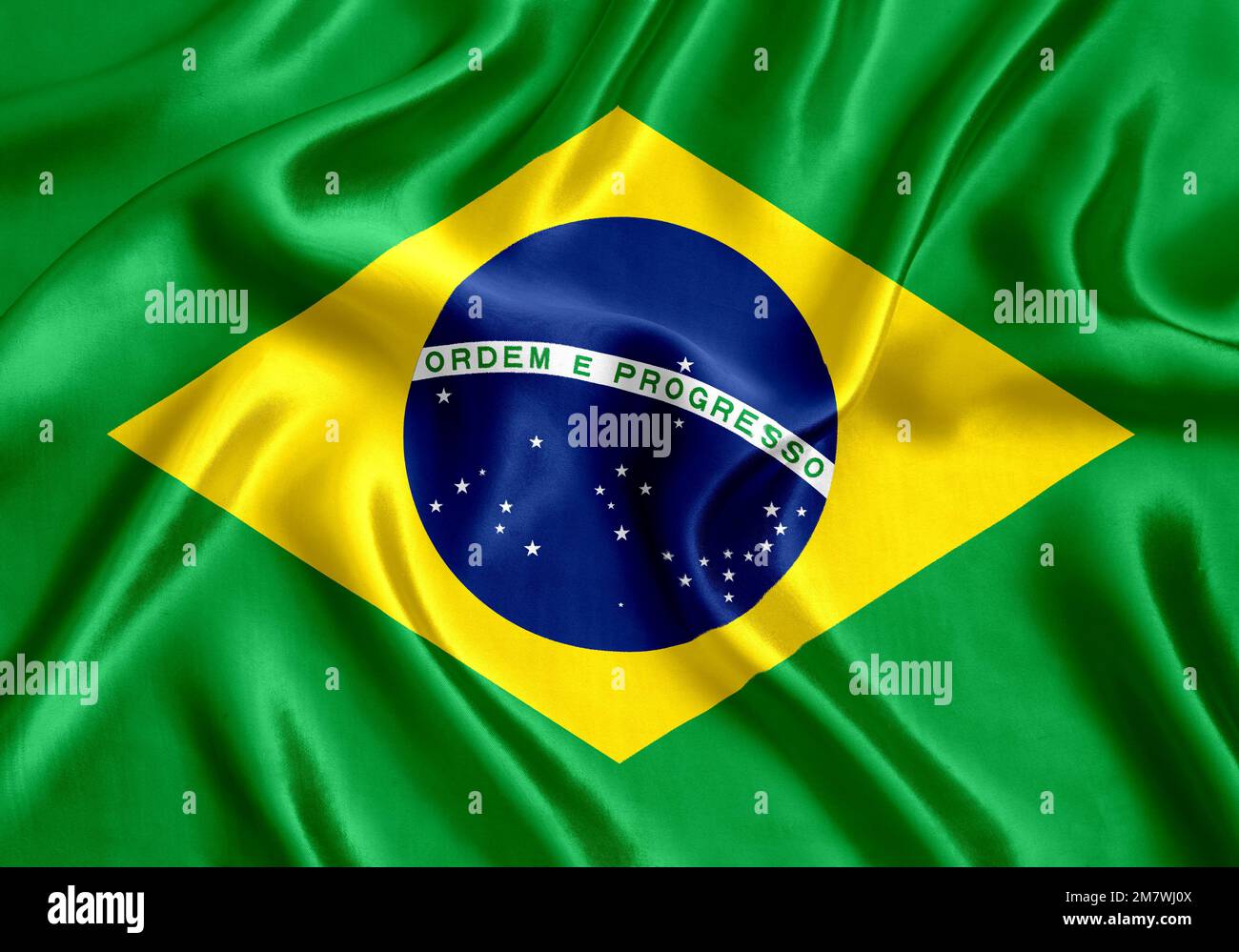 Flag of Brazil Stock Photo - Alamy