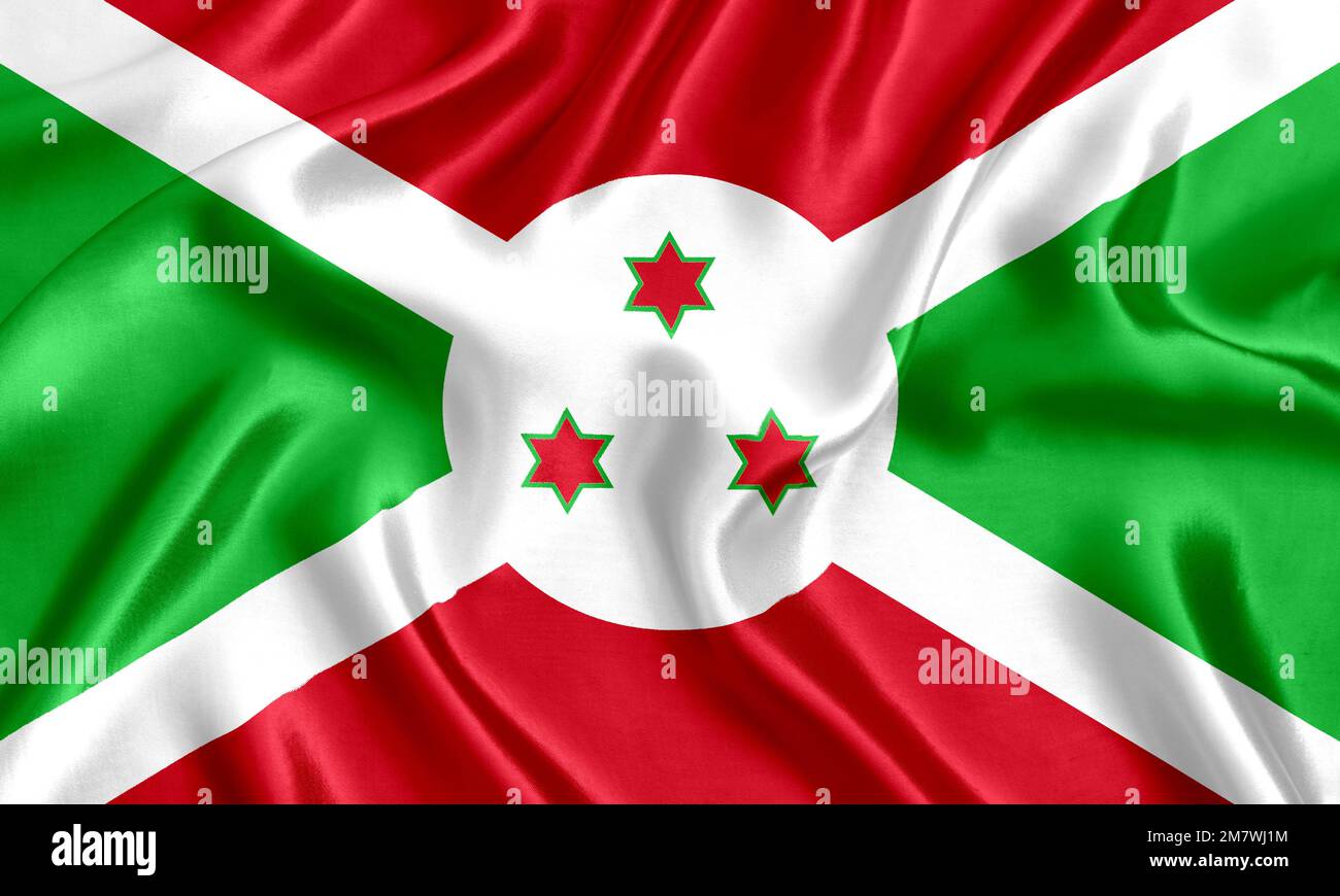 Flag of Burundi Stock Photo - Alamy