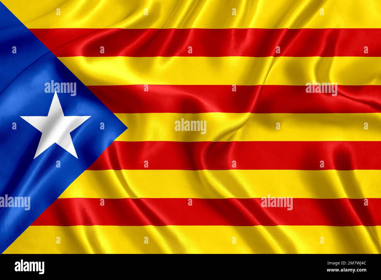 Catalonia flag background texture hi-res stock photography and images ...
