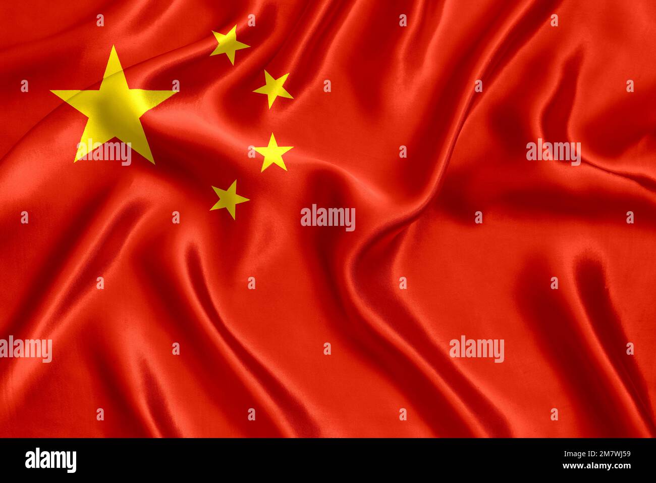 Flag of China Stock Photo - Alamy