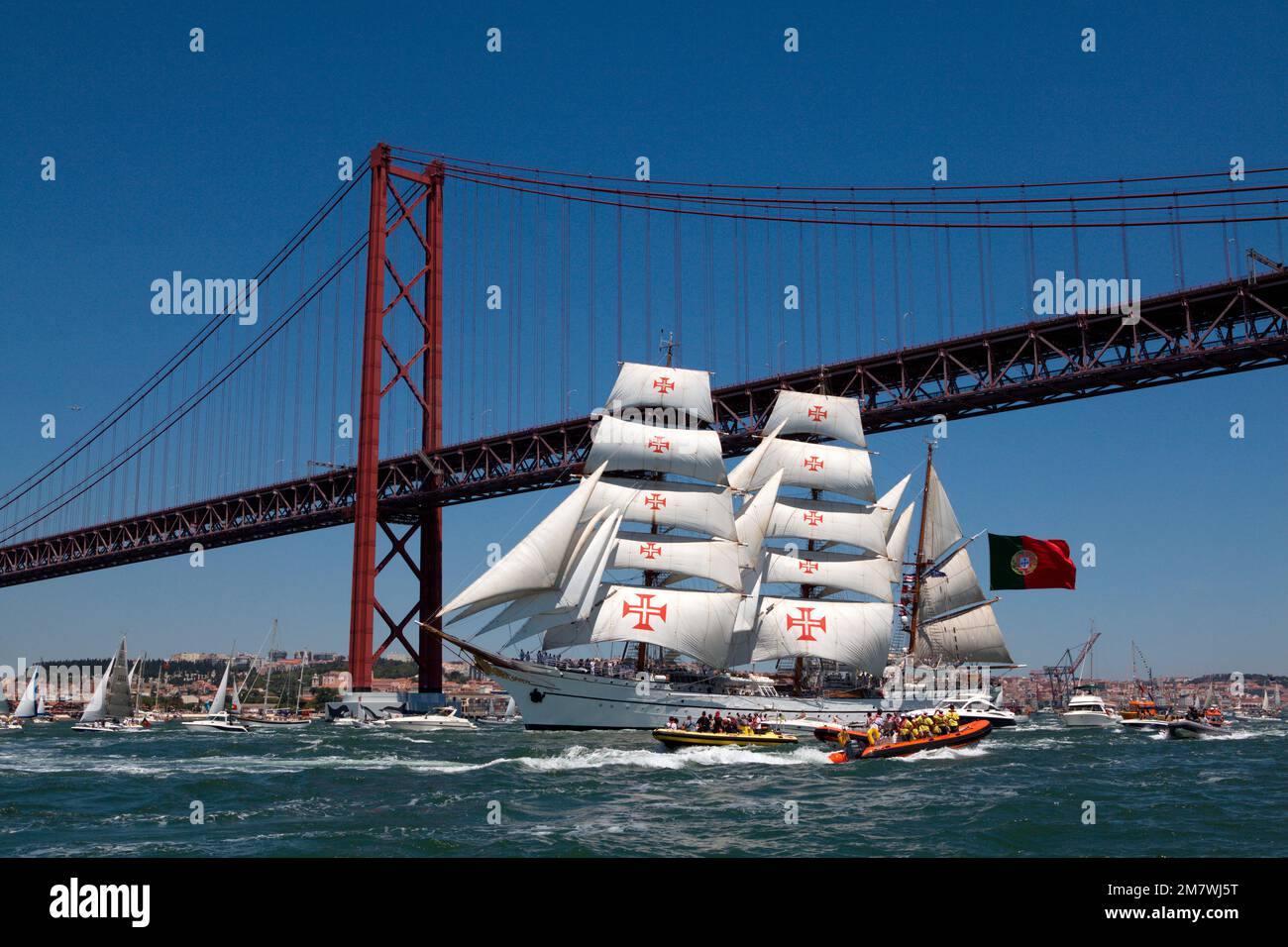 Portuguese Navy tall ship Sagres II, Lisbon, 2012 Stock Photo - Alamy