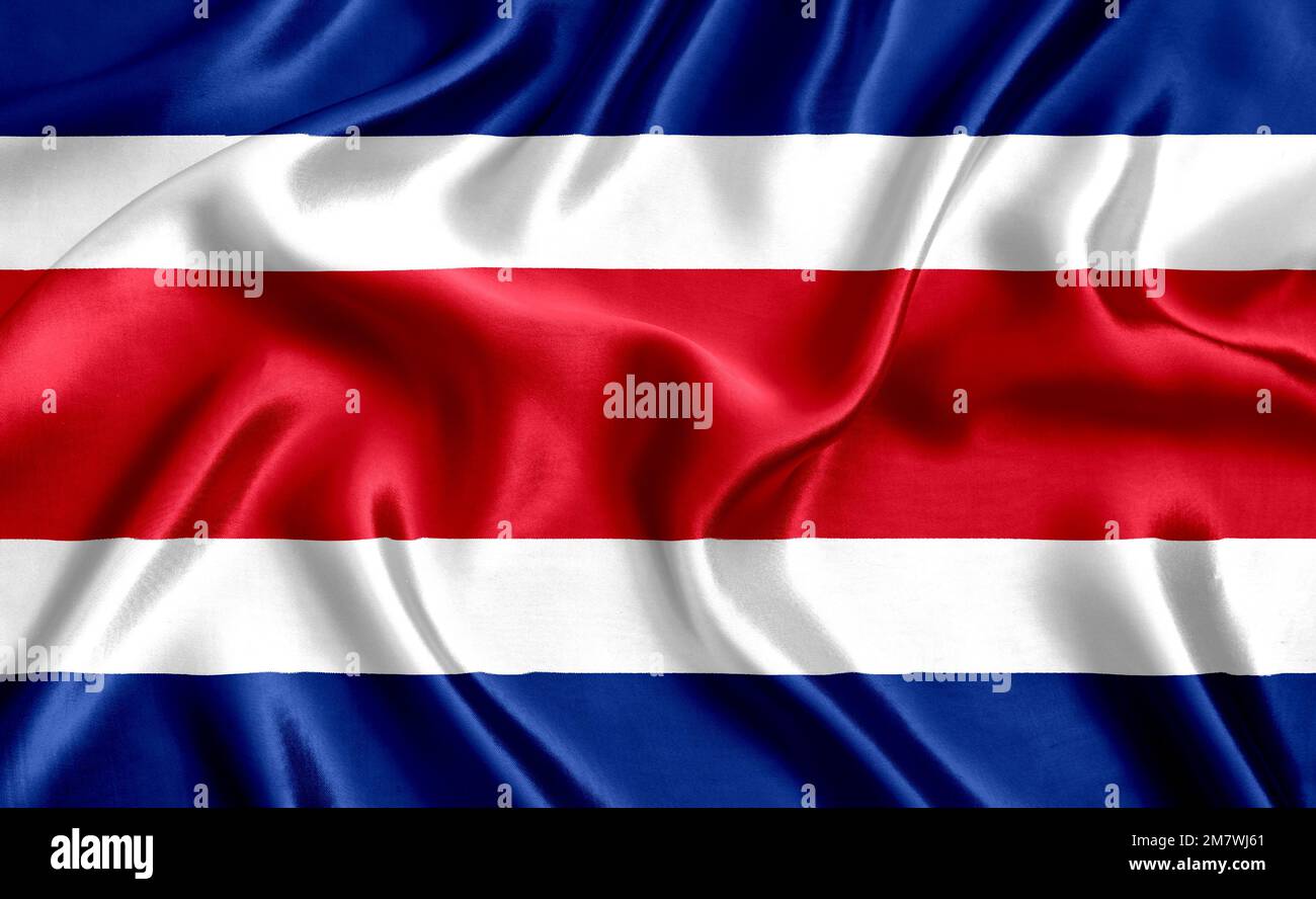 Flag of Costa Rica Stock Photo - Alamy