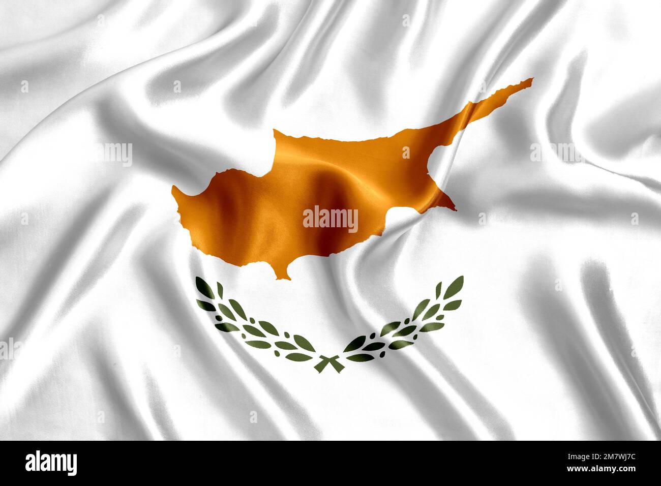 Flag of Cyprus Stock Photo - Alamy