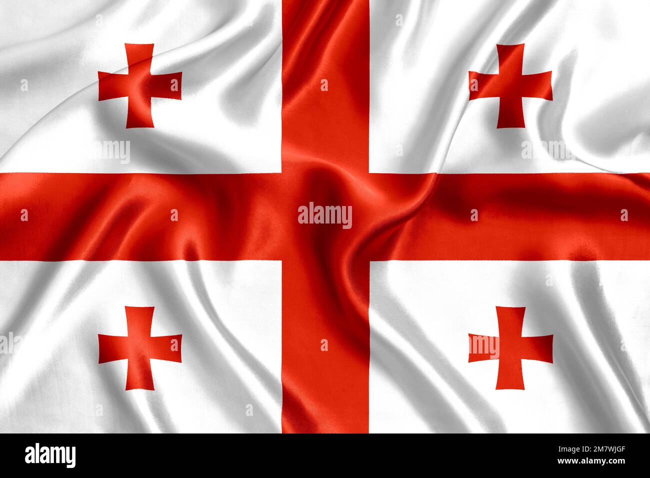 Georgia flag vector hi-res stock photography and images - Alamy