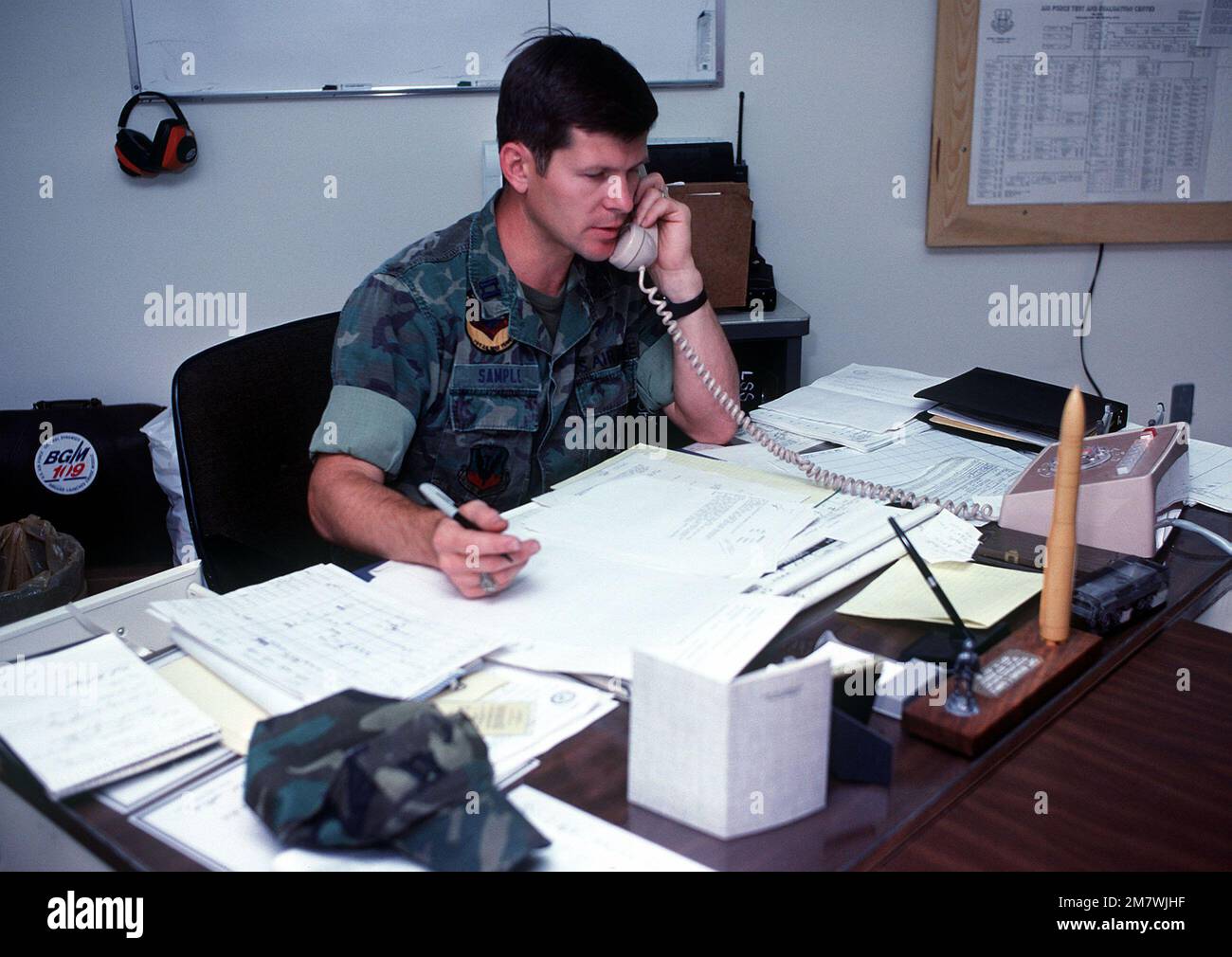 CPT Rick Sample, a ground-launcher cruise missile maintenance officer ...