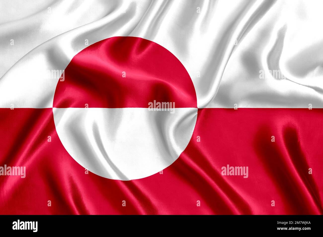 Greenland official flag hi-res stock photography and images - Alamy