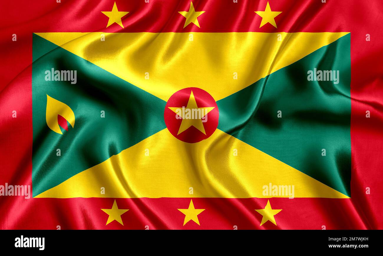 Flag of Grenada Stock Photo - Alamy