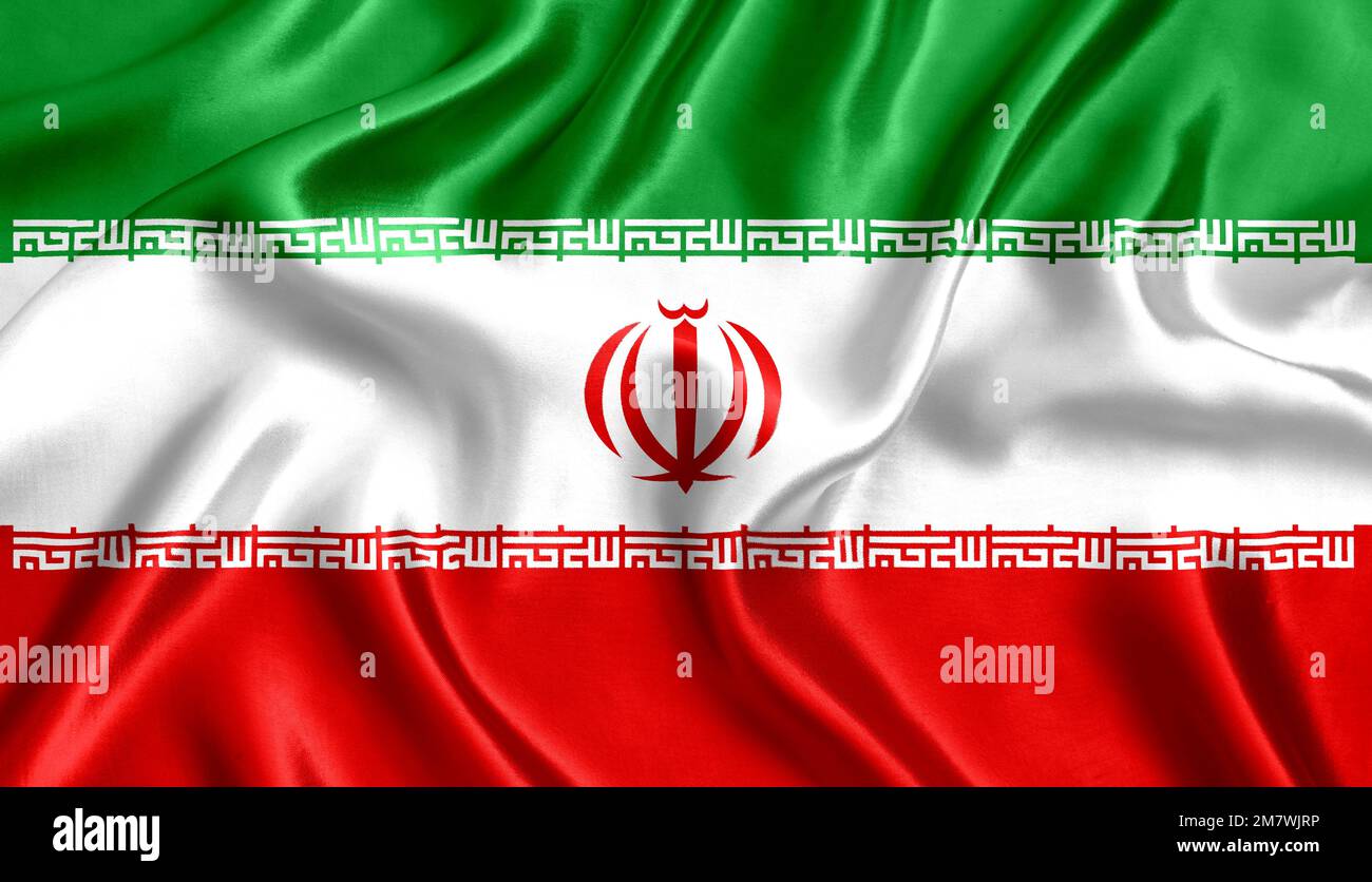 Flag of Iran Stock Photo - Alamy