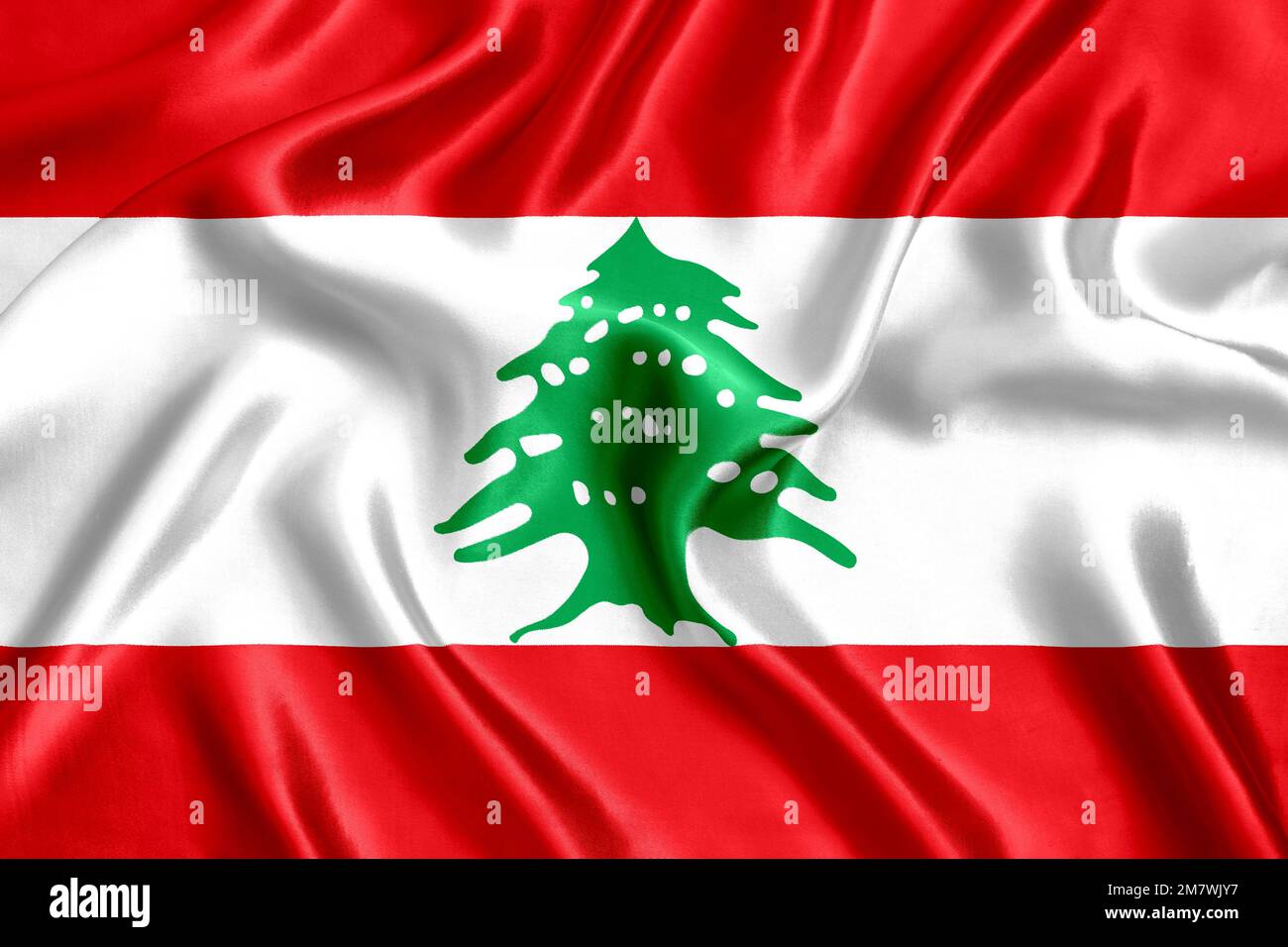 Flag of Lebanon Stock Photo - Alamy