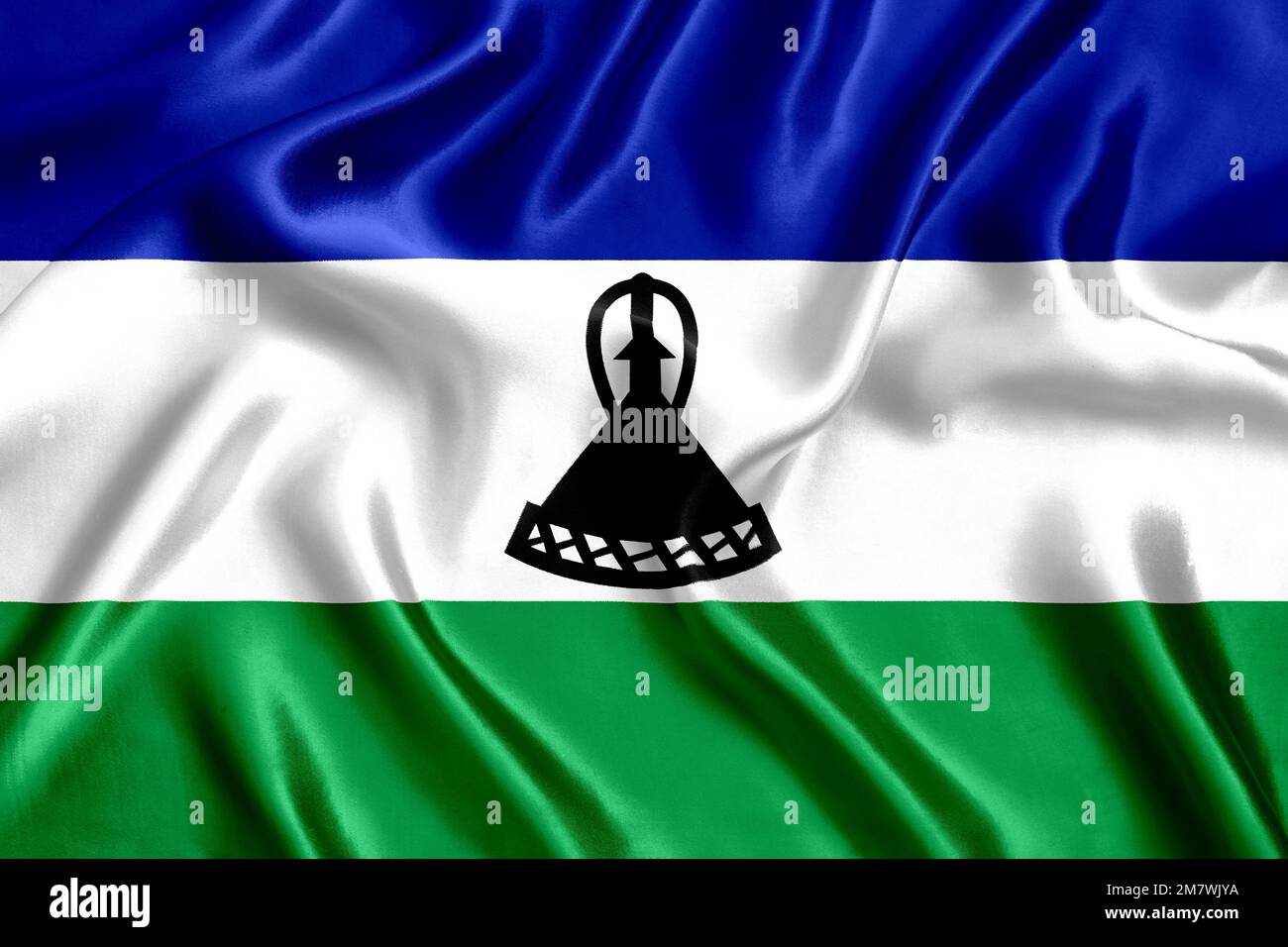 Lesotho flag icon hi-res stock photography and images - Alamy
