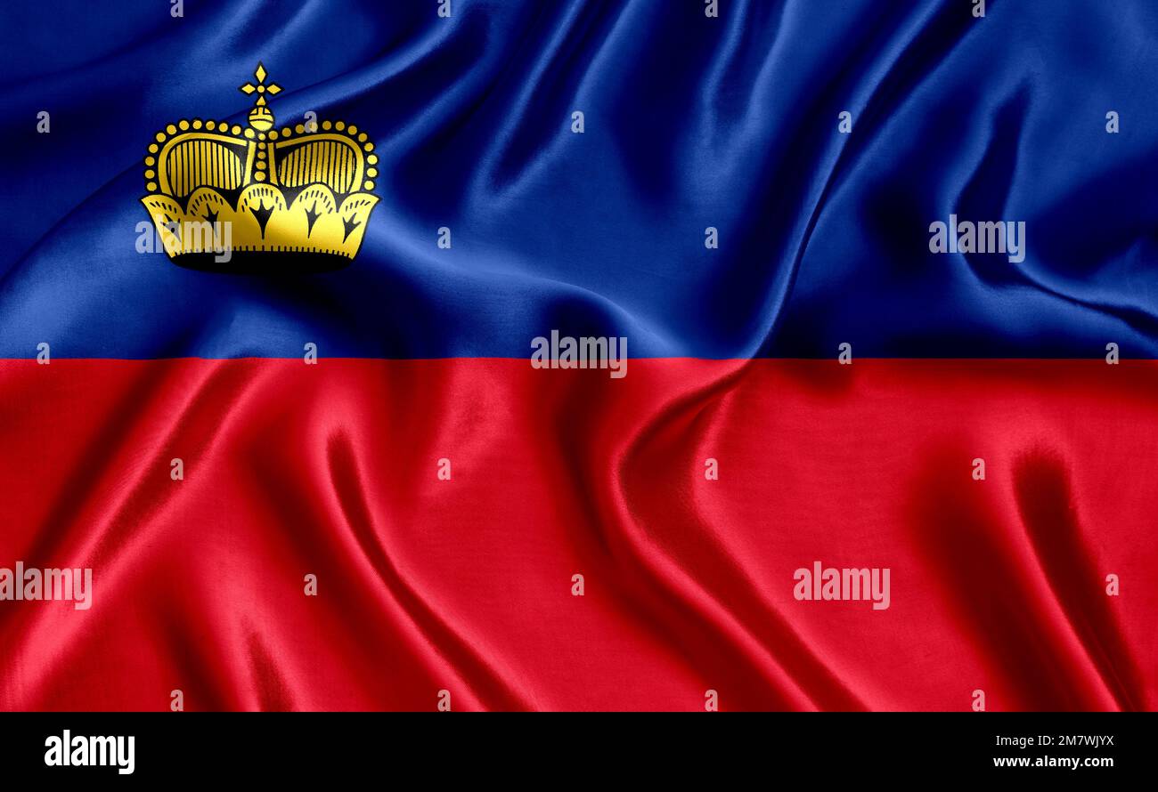 Flag of Liechtenstein Stock Photo - Alamy